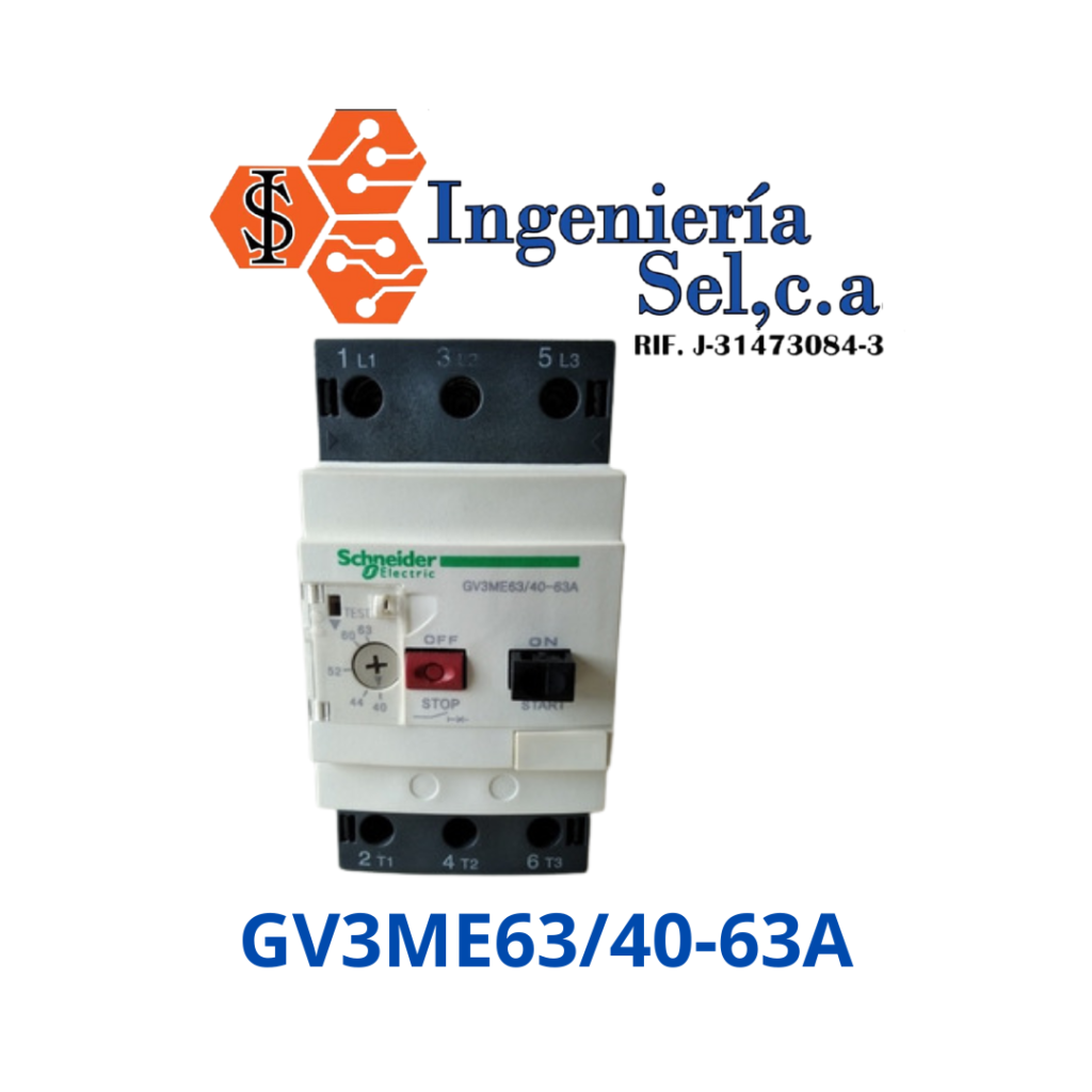 GUARDAMOTOR GV3ME63 (GV3-ME63) – Ingenieria Selca