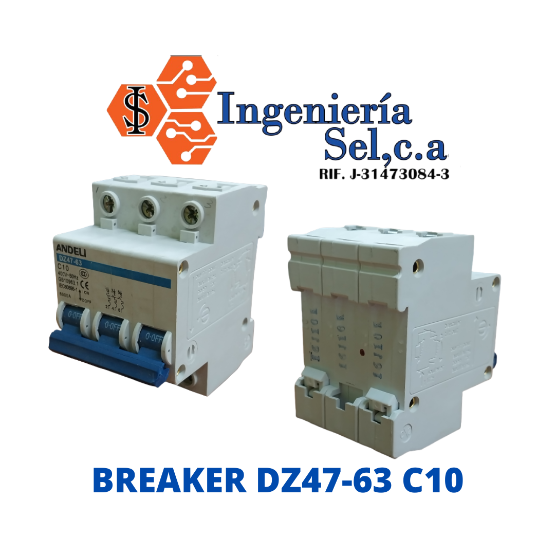 BREAKER DZ47-63 C10 – Ingenieria Selca
