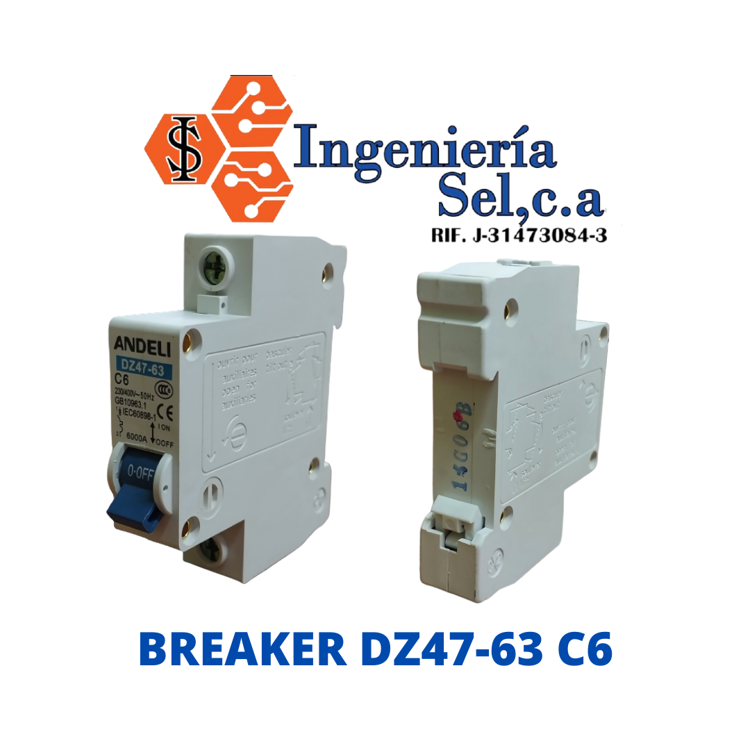 BREAKER DZ47-63 C6 – Ingenieria Selca