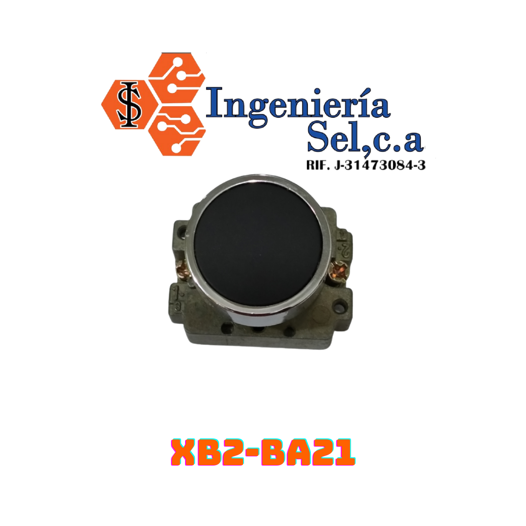 XB2-BA21 PULSADOR NEGRO SCHNEIDER – Ingenieria Selca