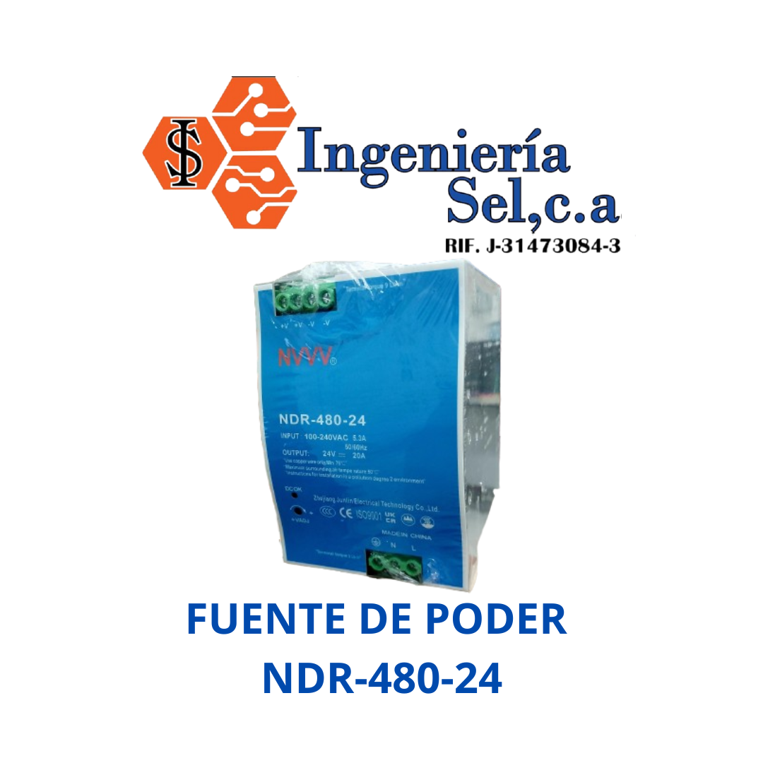 FUENTE DE PODER NVVV NDR-480-24 – Ingenieria Selca