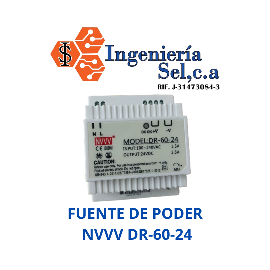 FUENTE DE PODER NVVV DR-60-24 – Ingenieria Selca